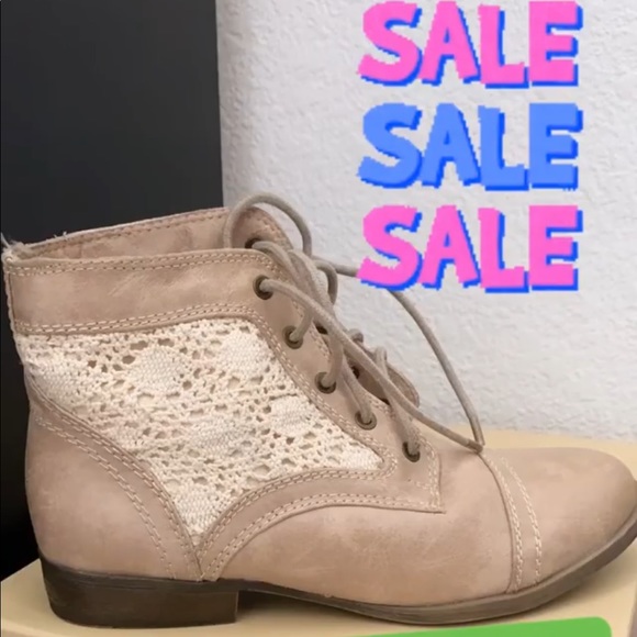 Mossimo Supply Co. | Shoes | Light Tan Booties | Poshmark